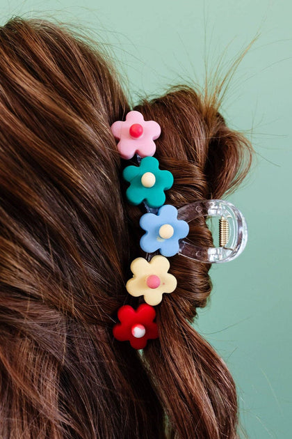 Colorful Flower Claw Clip – Liam & Company