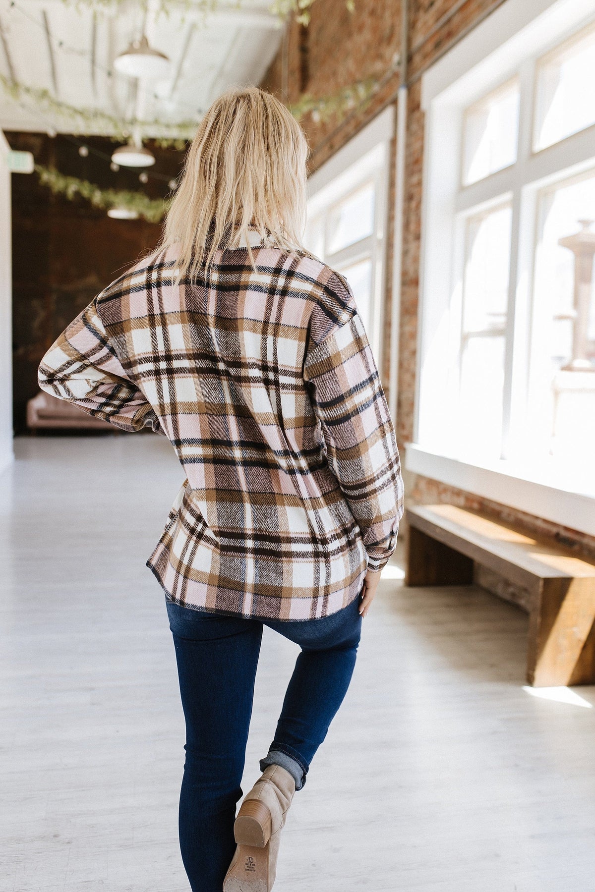 Emmie Plaid Button Up | Plaid Button Up | Plaid Shacket – Liam & Company