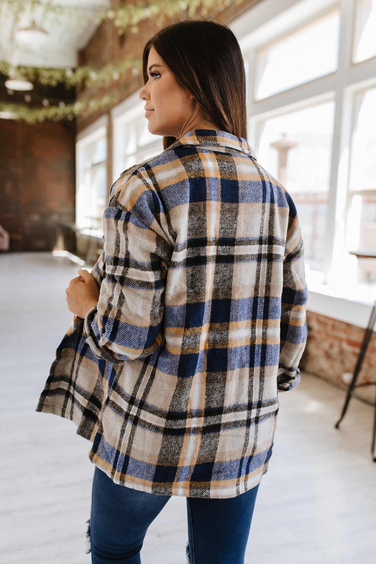 Emmie Plaid Button Up | Plaid Button Up | Plaid Shacket – Liam & Company