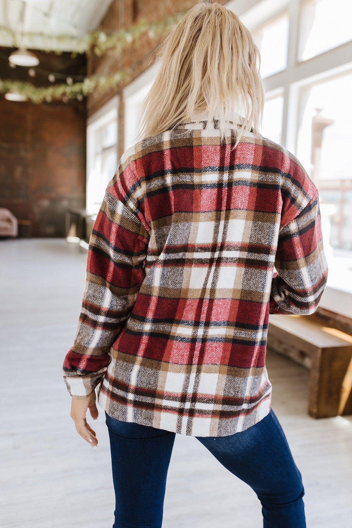 Emmie Plaid Button Up | Plaid Button Up | Plaid Shacket – Liam & Company