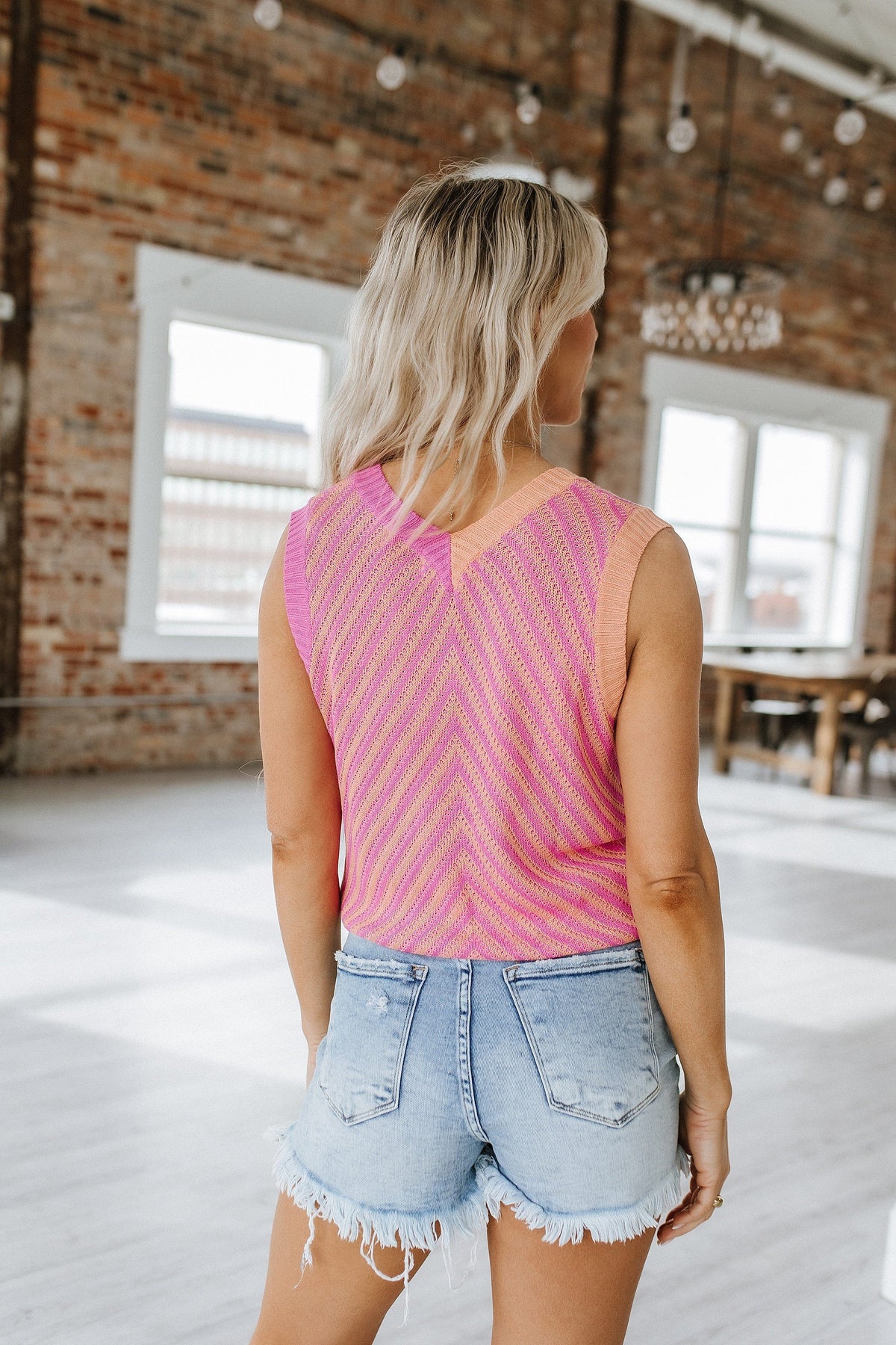 SALE - Wilma V-Neck Knitted Vest – Liam & Company